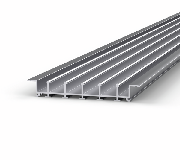 FloorTrack recessed running track | Aluminium colour C0 anodised E6 ...