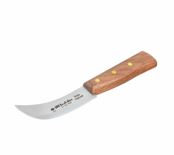 Lead knife Premium "DON CARLOS | Single | Brown | D-shaped | BO5102400