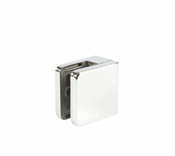 Clamp fixing square 45 x 45 mm | Polished | Stainless steel V4A | For ...